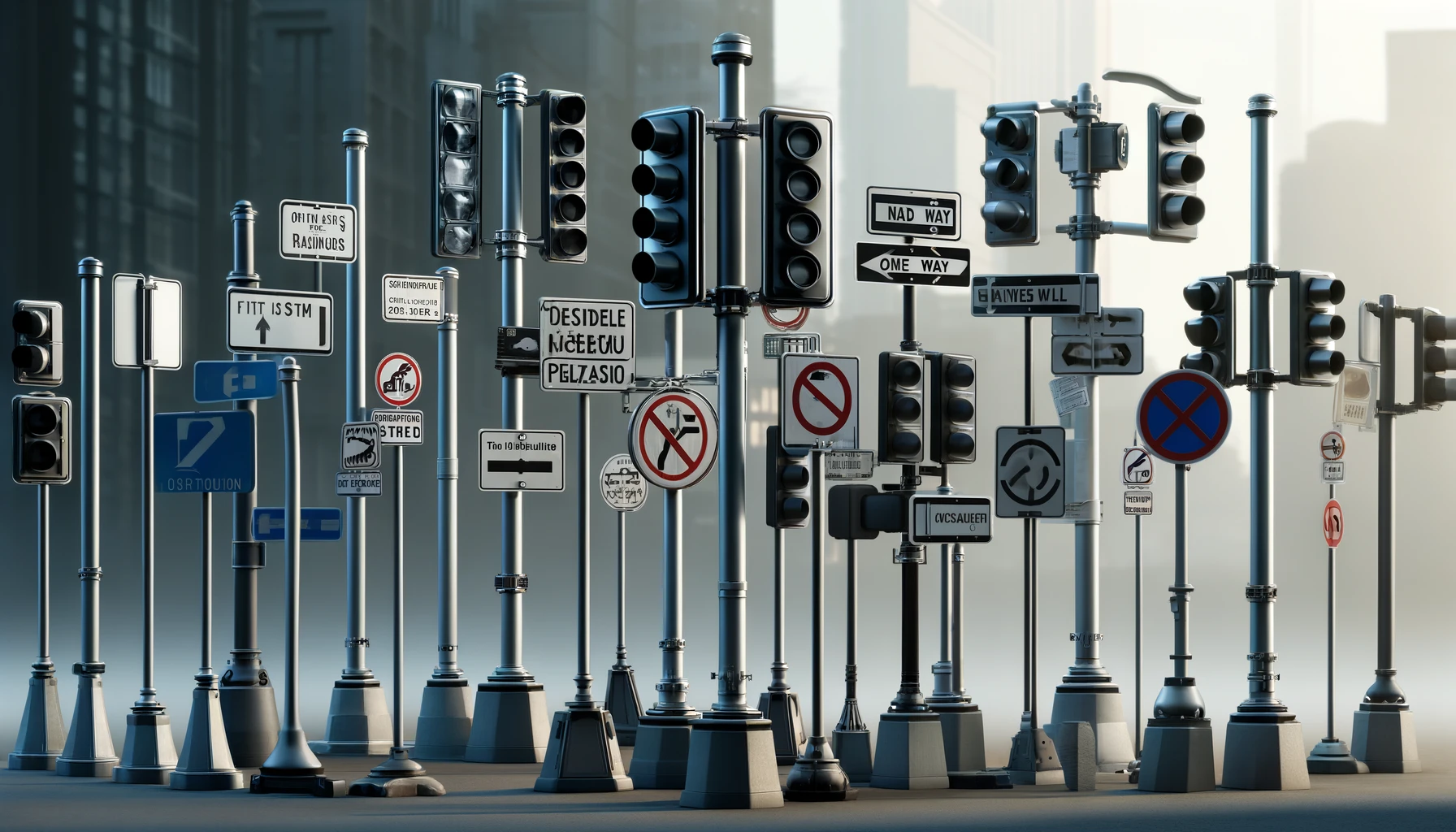 Tipos de Pedestais para Sinalização